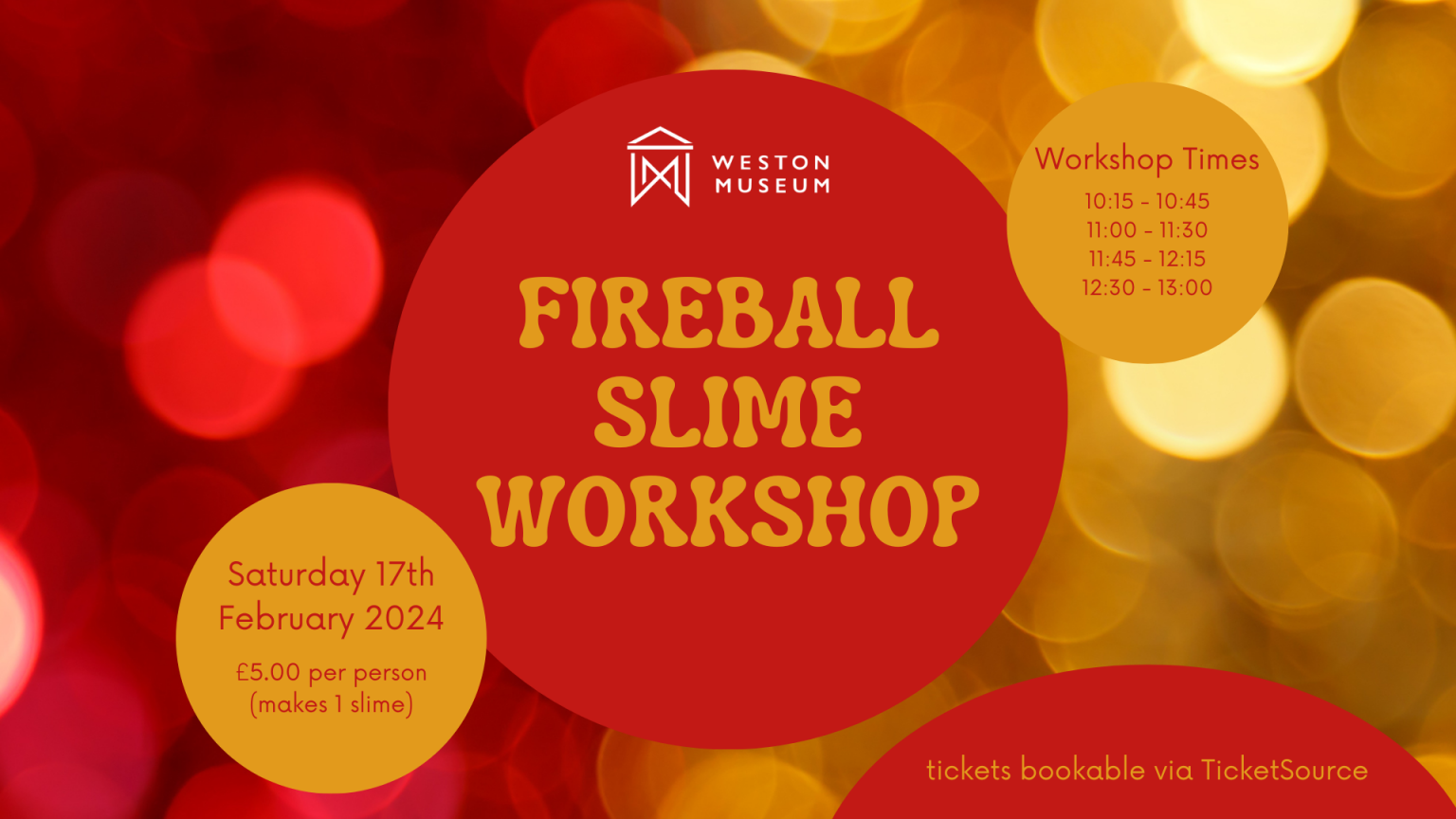 Fireball Slime Workshop - Weston Museum